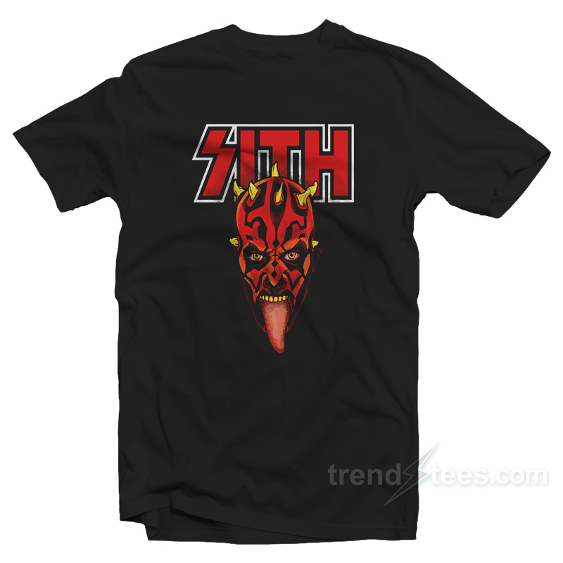 Darth Maul Sith Kiss Heavy Metal Parody T-Shirt - Trendstees.com