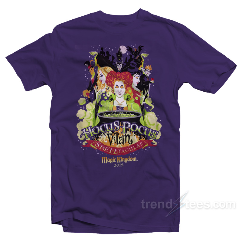 Villain Spelltacular magic kingdom Hocus Pocus T-Shirt Halloween Shirts