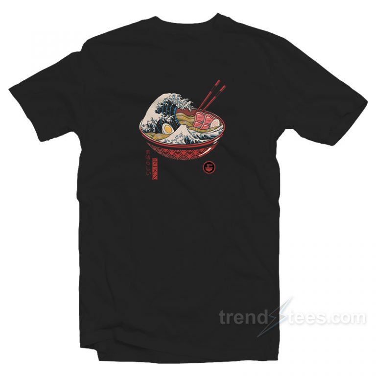 The Great Ramen Wave From Japan T-Shirt - TrendsTees.com