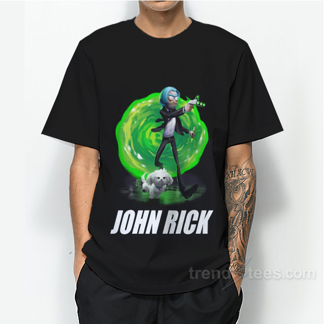 Get Our Official John Rick Black T-Shirt - Trendstees.com