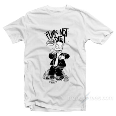 Get It Now Homer Simpson Punk Not Diet T-Shirt - Trendstees.com