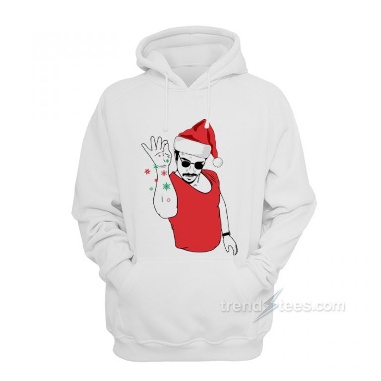 Get It Now Salt Bae Santa Hoodie - trendstees.com