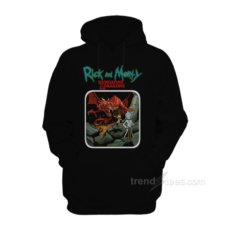 Rick & Morty VS Dungeons & Dragons Hoodie - Trendstees.com Rick & Morty VS Dungeons & Dragons Hoodie - Trendstees.com