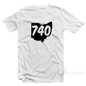 Get It Now 740 Area Code Ohio T-Shirt - Trendstees.com