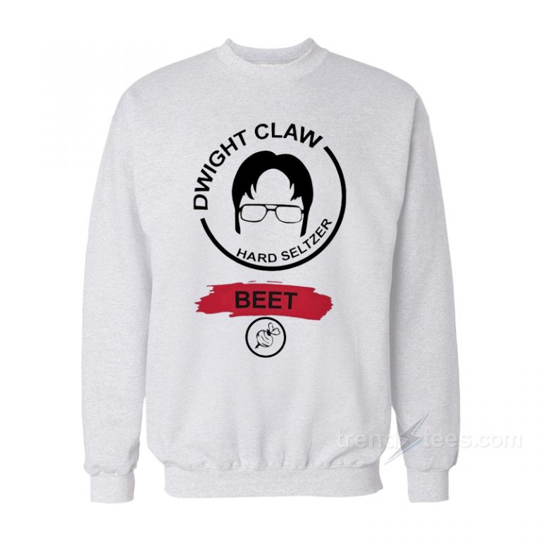 Dwight Claw Hard Seltzer Beet Sweatshirt - trendstees.com