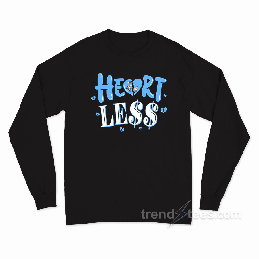 Heart Less Long Sleeve Shirt For Sale - Trendstees.com