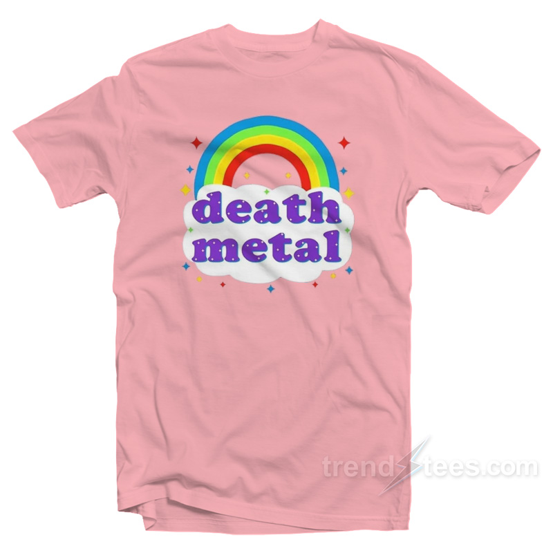 Death Metal Rainbow T-Shirt For Sale - Trendstees.com