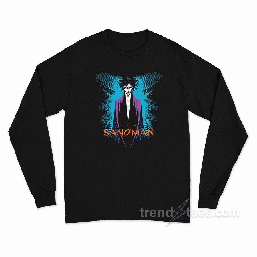 The Sandman 90s DC Comics Vintage Long Sleeve Shirt - Trendstees.com