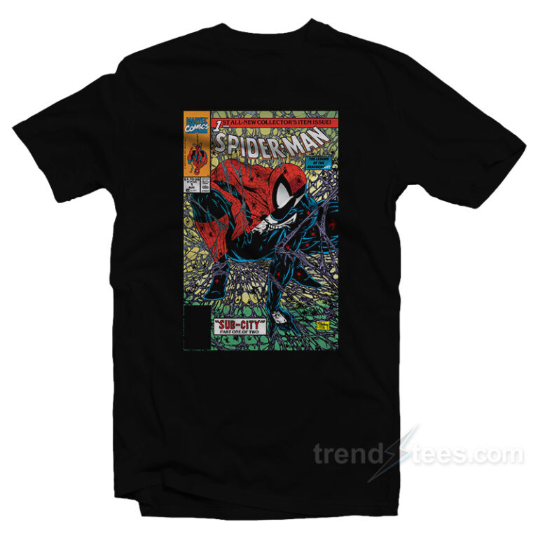 Spiderman Comic Book T-Shirt - Trendstees