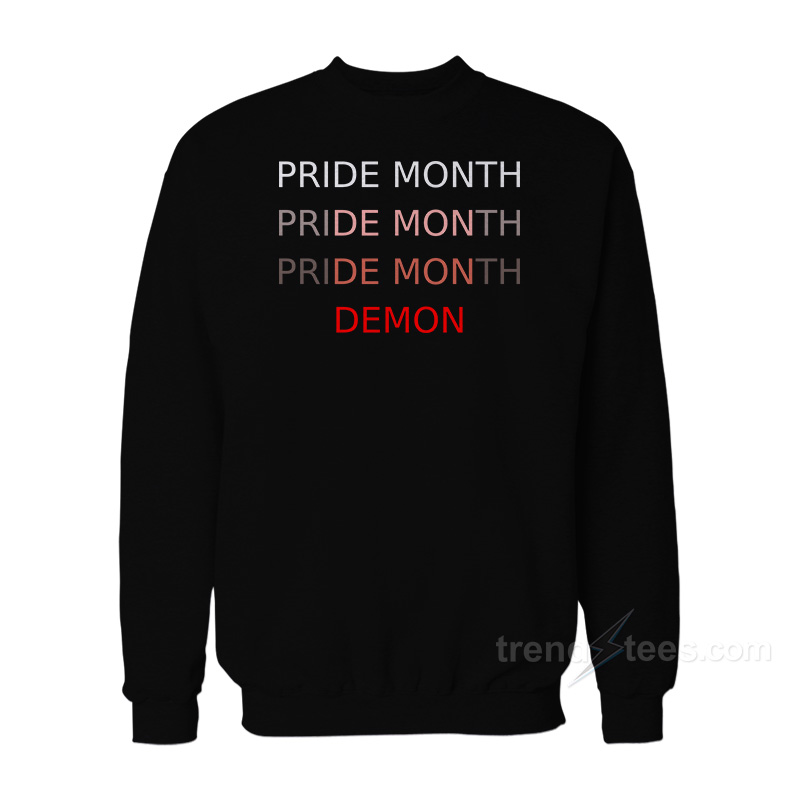 Pride Month Demon Sweatshirt - trendstees.com