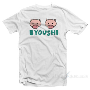 Byoushi Pig Luffy One Piece T-Shirt Cheap Trendy Clothing
